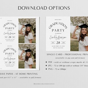 Graduation Announcement Template 2024 Graduation Invitation Graduation ...