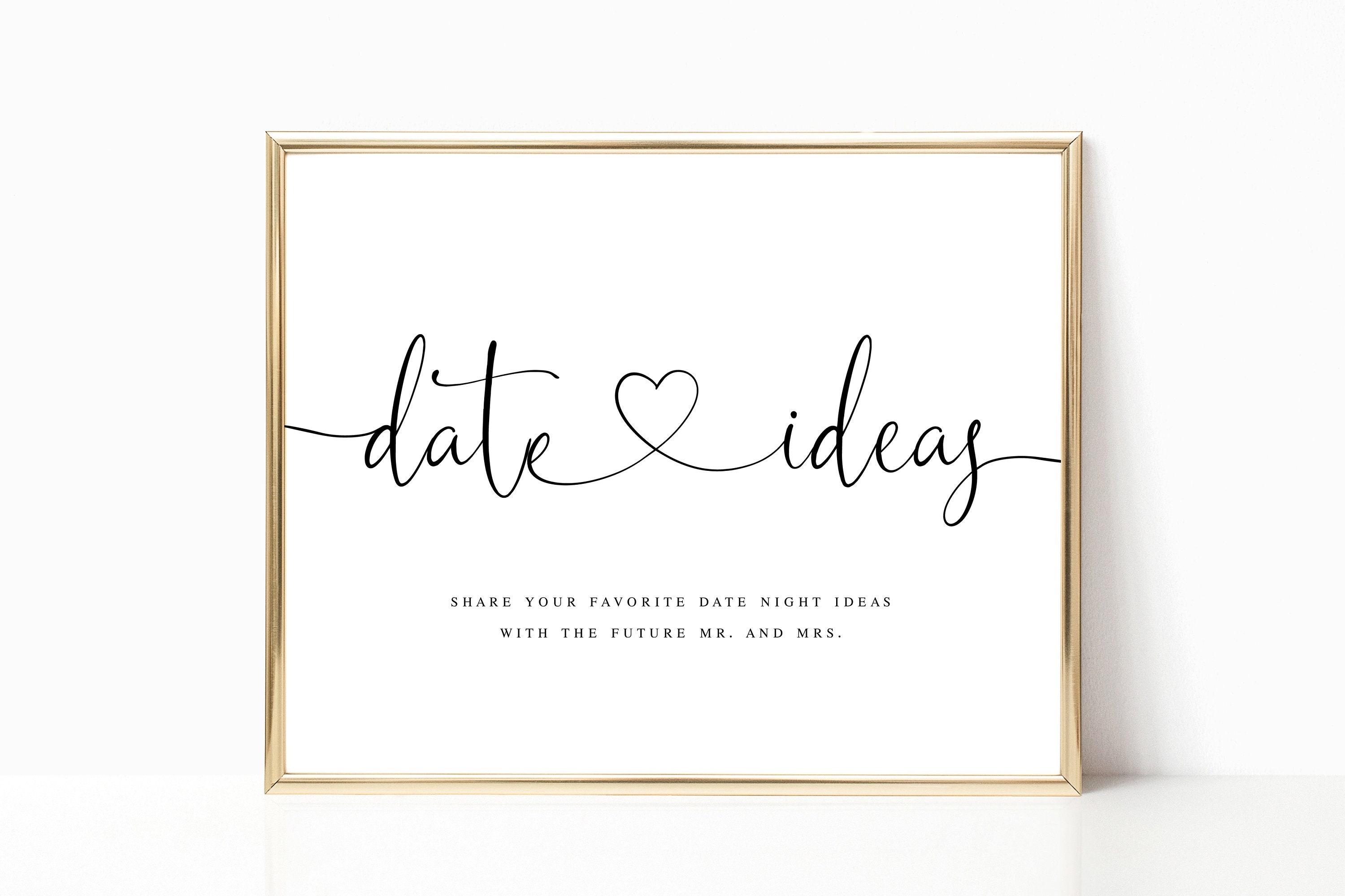 Date Night Cards Date Night Jar Sign Printable Date Night | Etsy