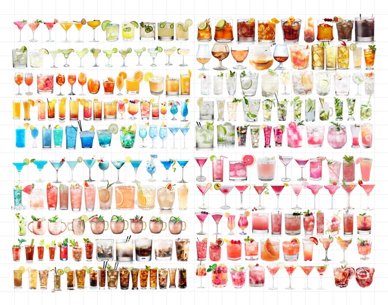 Printable Signature Cocktails Sign Editable Signature | Etsy