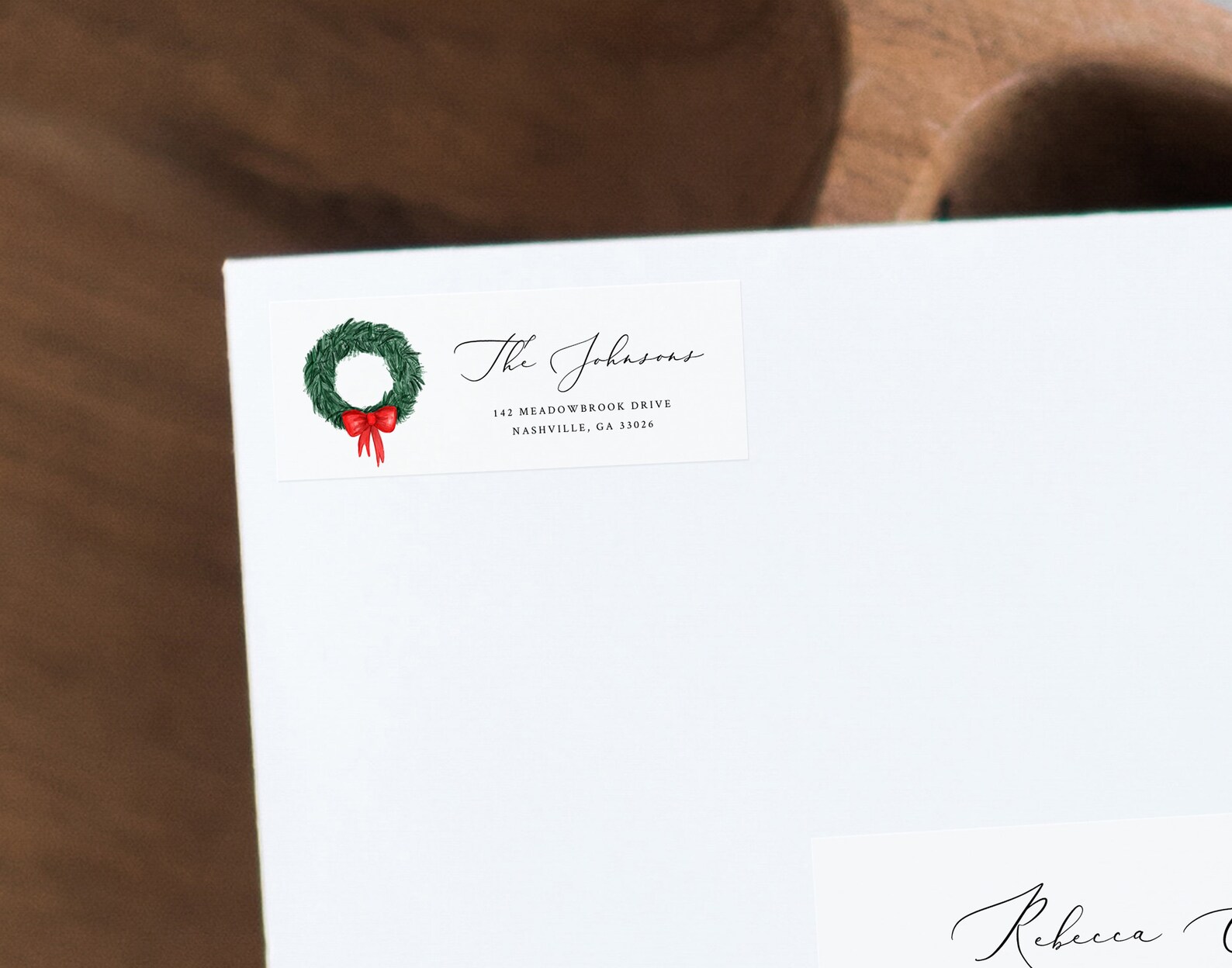 Christmas Address Labels | Printable Address Labels | Address Label ...