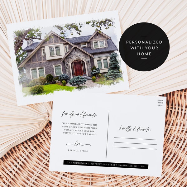 New Address Card - Etsy