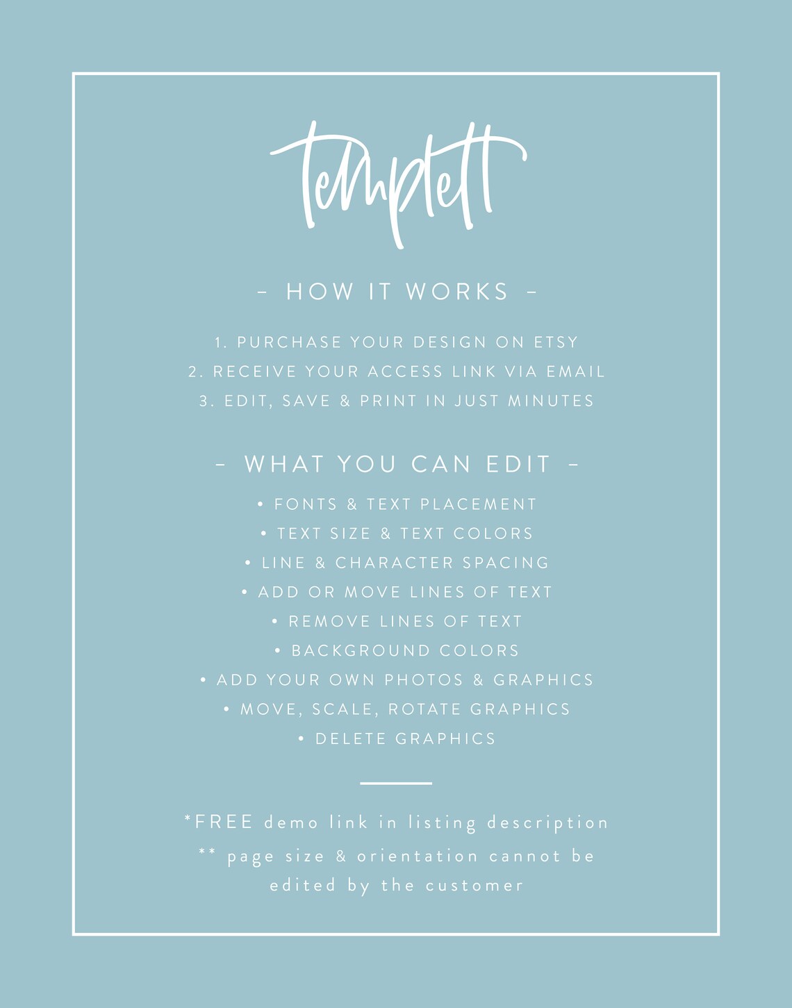 Buffet Card Template | Printable Buffet Cards | Editable Buffet Cards ...