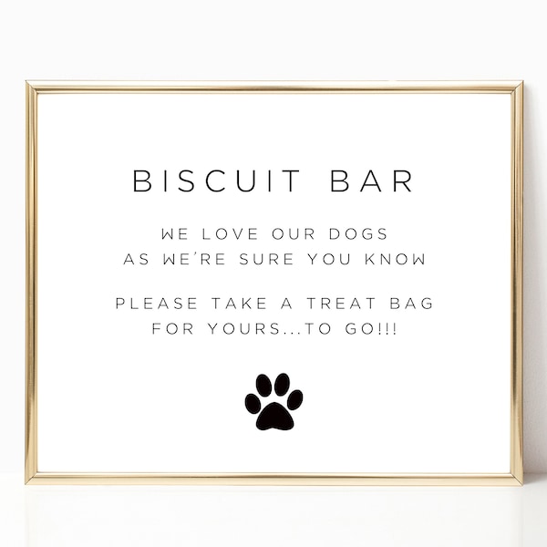Dog Treat Bar Sign - Etsy