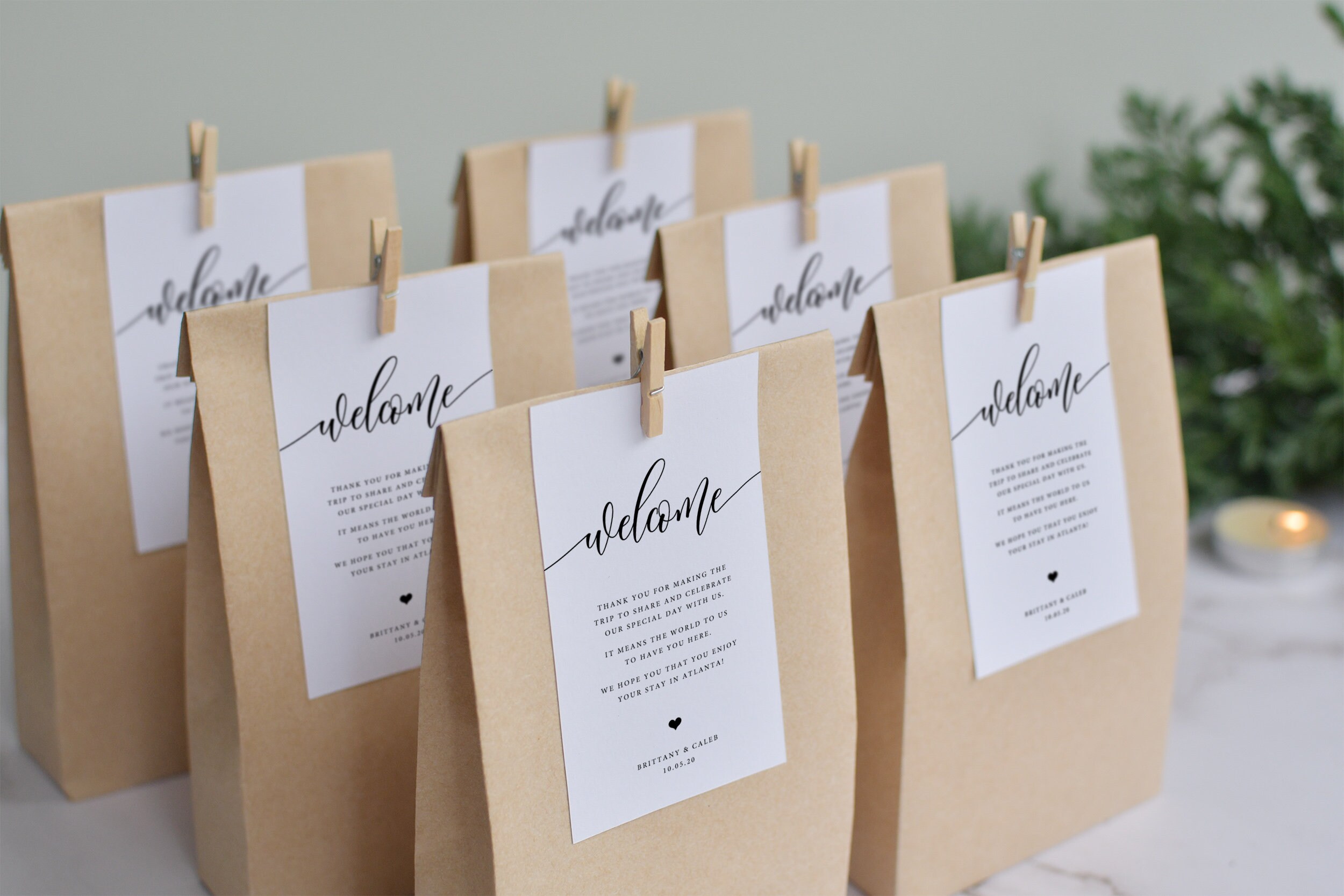 Wedding Welcome Tags Welcome Tags Welcome Tag Template | Etsy