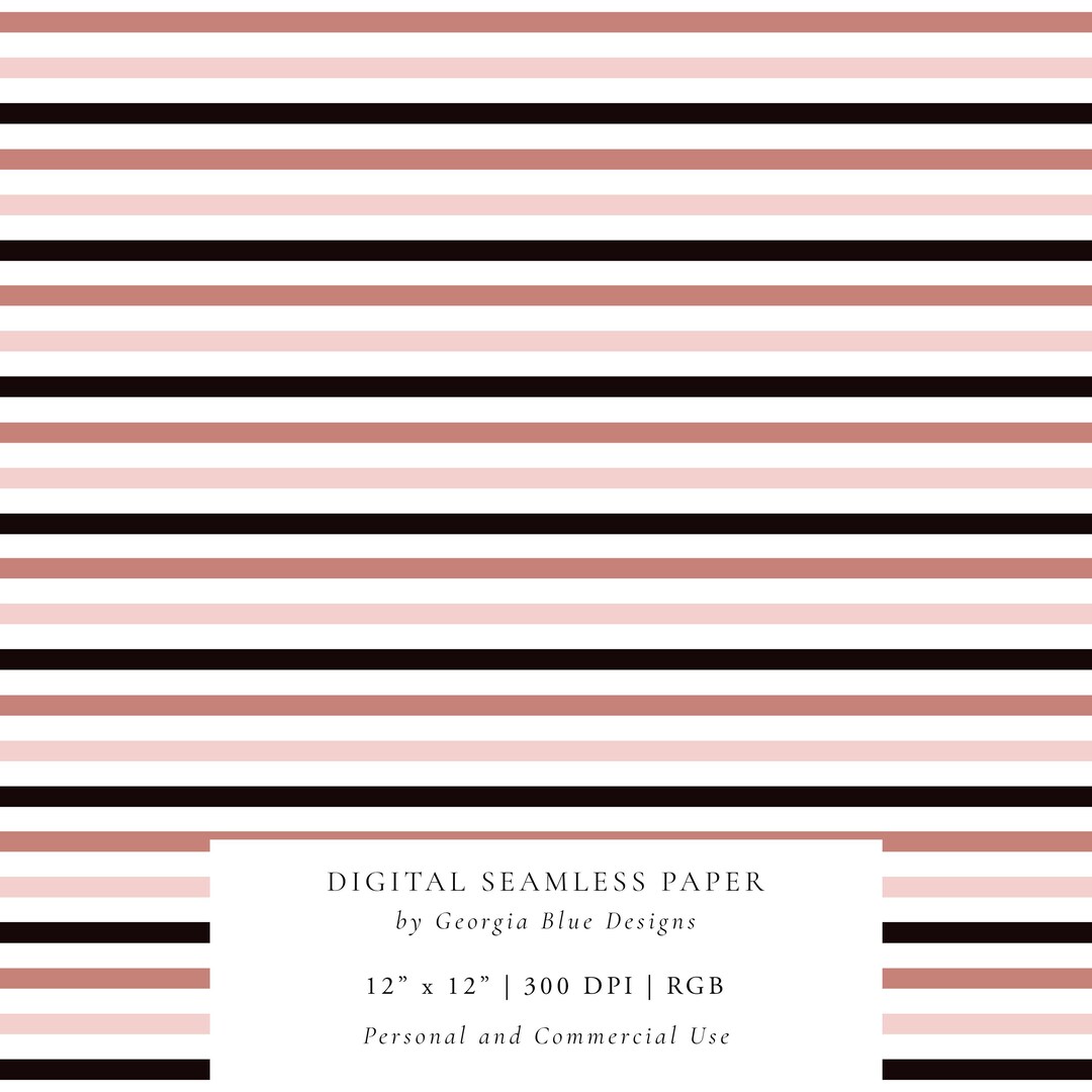 Boho Pinstripes, Seamless Pattern, Fabric Pattern, Surface Pattern ...