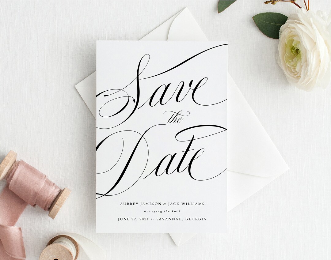 Printable Save the Date Template Editable Save the Date Card - Etsy