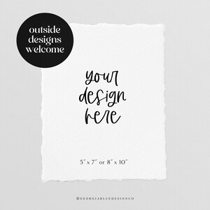 Deckled Edge Custom Signature Cocktail Sign, Signature Drink Sign ...