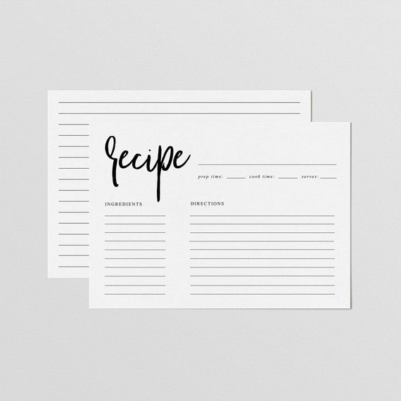 Recipe Card Template For Word 715 Best Printable Recipe Cards Images