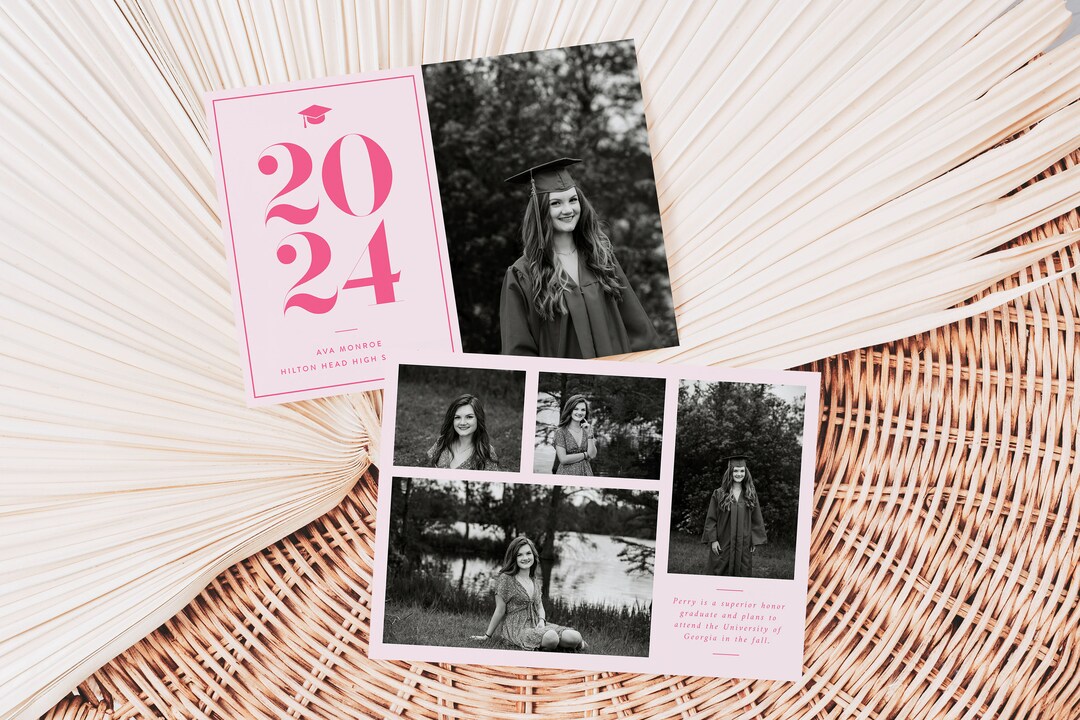 Graduation Announcement Template 2024 Graduation Invitation Graduation ...