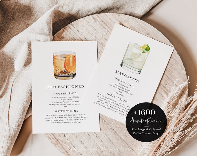 200 Drinks Cocktail QR Code Poster by Pop Cocktails - Cocktail Recipes ...