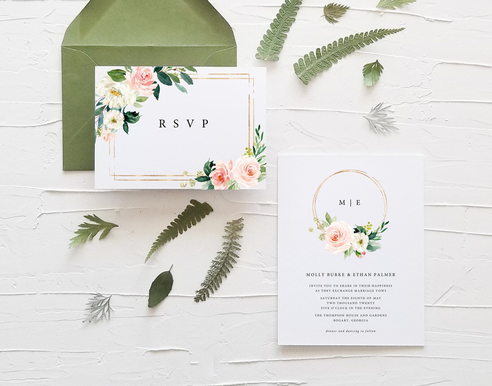 Printable Wedding Invitations Templett Weddings Invitations - Etsy