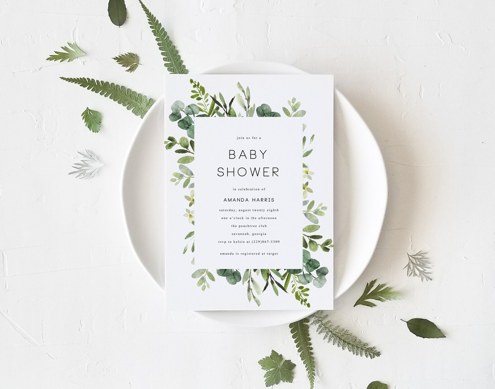 Printable Baby Shower Invitation Template Baby Shower Invite - Etsy