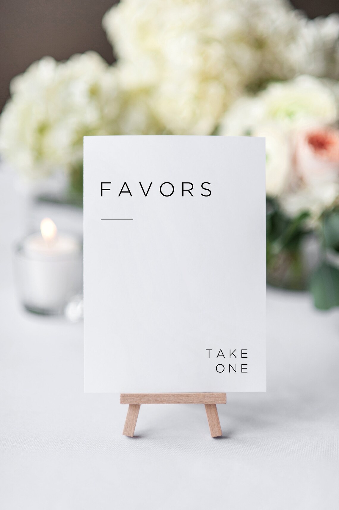 Printable Favors Sign | Wedding Favors Sign | Favor Sign Template ...