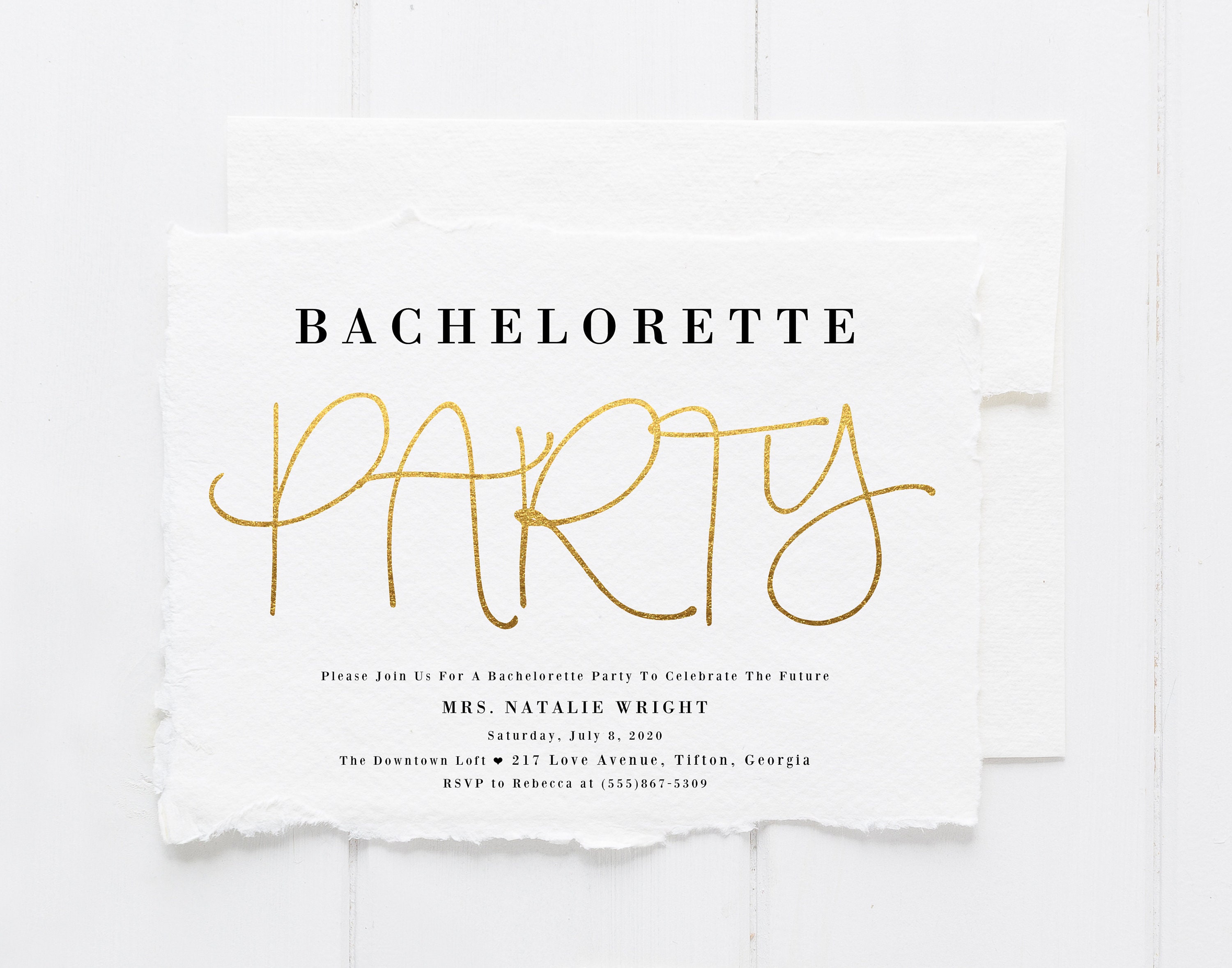 Printable Bachelorette Party Invitations