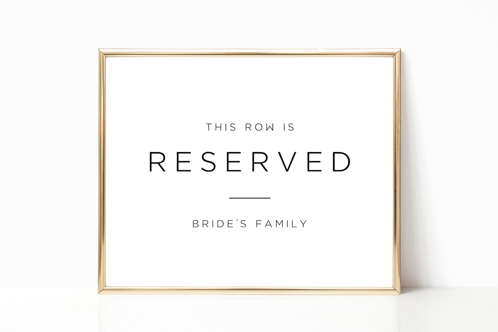 Free Printable Reserved Seating Signs For Your Wedding