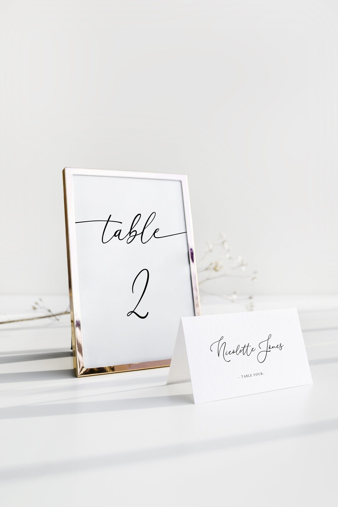 Table Number Template Printable Tables Numbers Wedding - Etsy