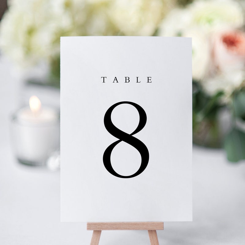 Rustic Table Numbers - Etsy