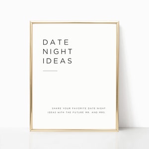 Date Night Cards Date Night Jar Sign Printable Date Night - Etsy