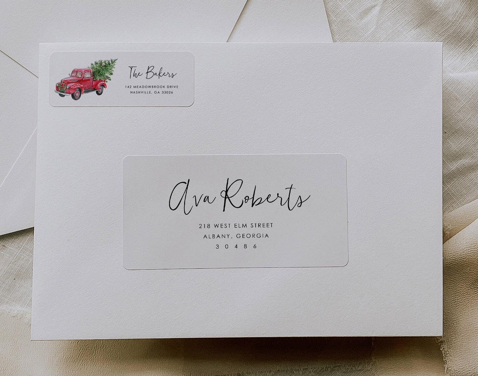 Christmas Address Labels | Printable Address Labels | Address Label ...