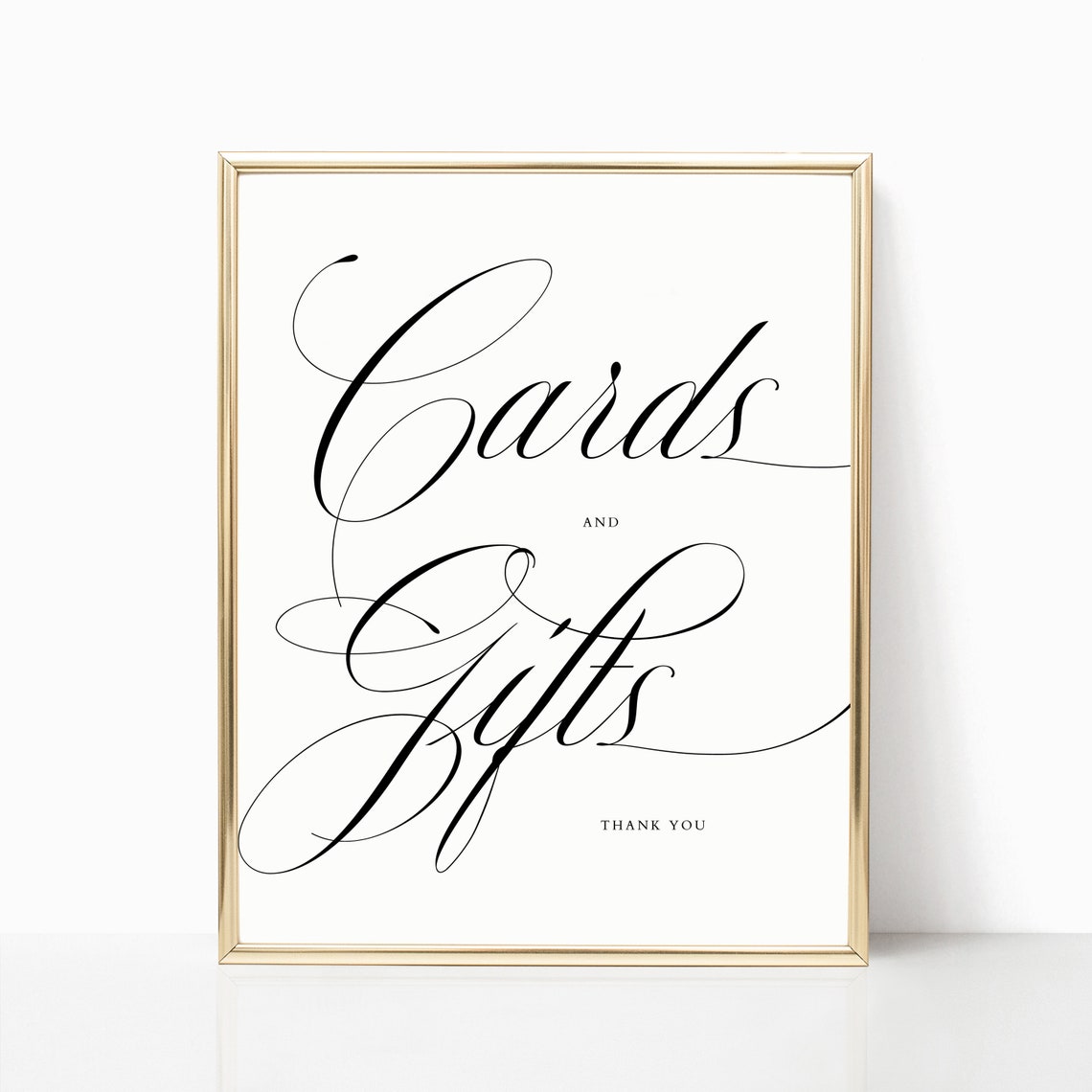 Printable Cards and Gifts Sign Cards and Gifts Sign Cards - Etsy