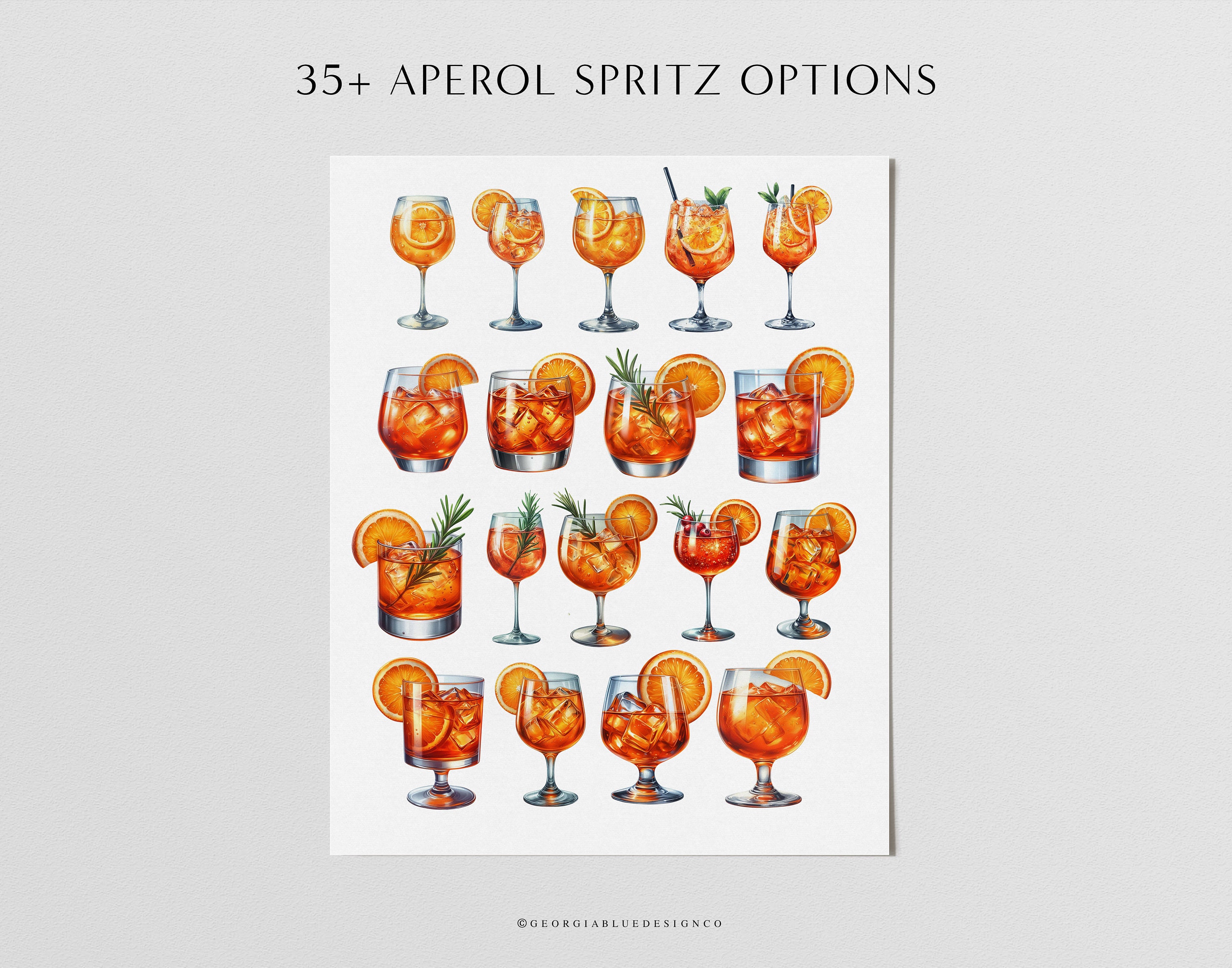 Printable Aperol Spritz Bar Sign | Editable Aperol Bar Sign Template ...