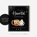 Printable Halloween Coffee Bar Sign Freshly Booed Coffee Haunted Coffee ...
