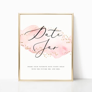 Date Night Cards Date Night Jar Sign Printable Date Night Cards Date ...