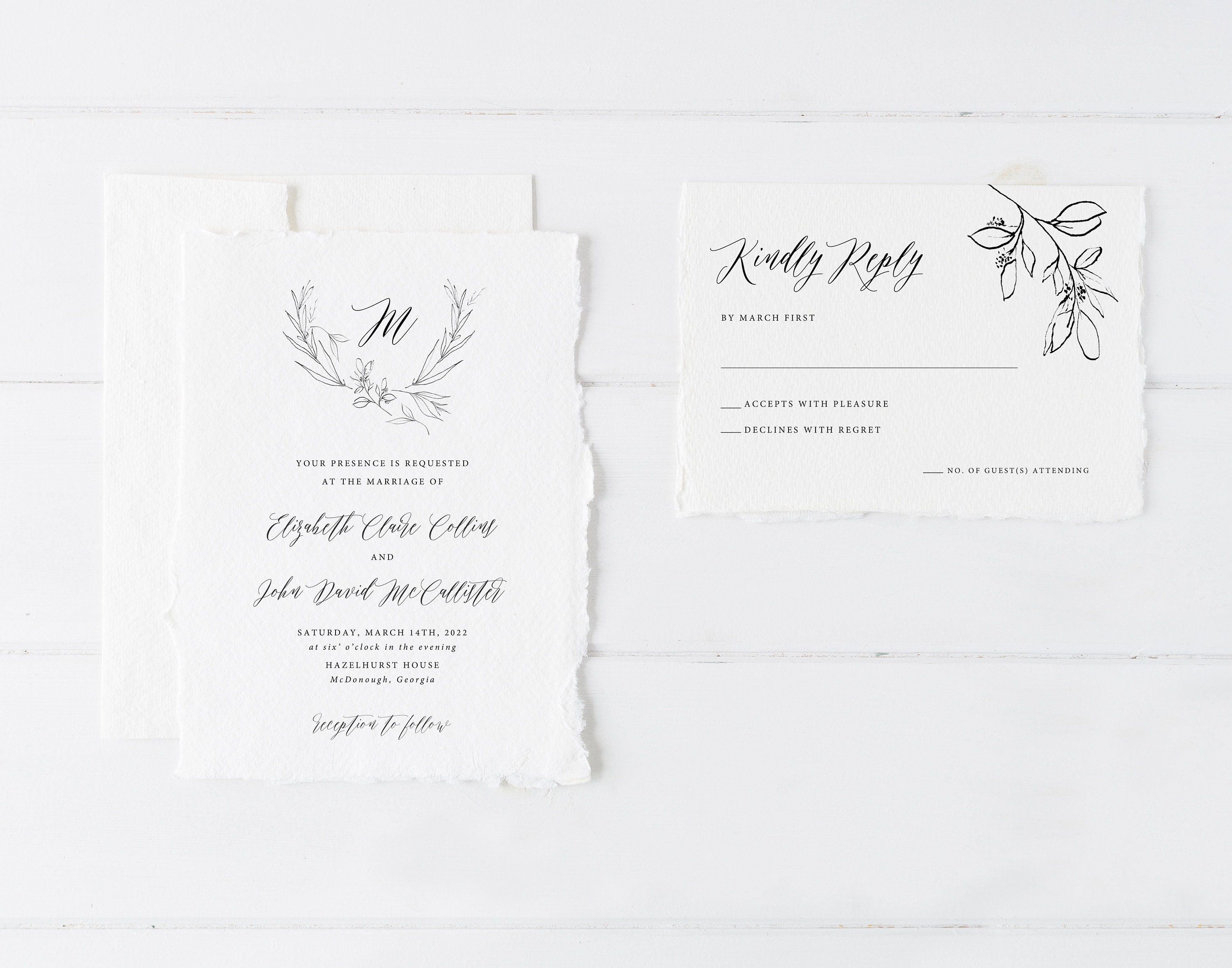 Printable Wedding Invitations Wedding Invitation Template | Etsy