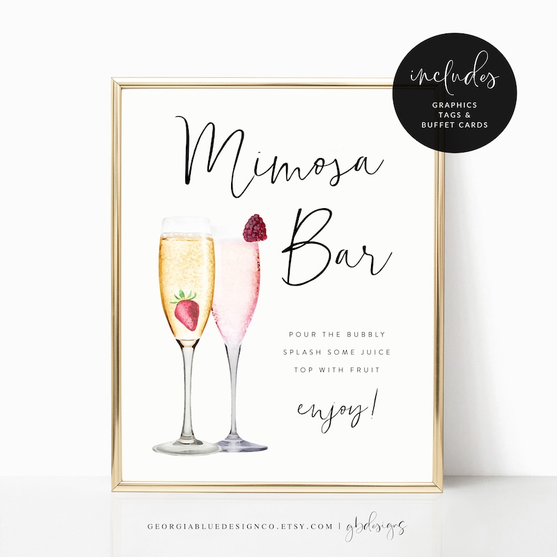 Mimosa Bar - Etsy