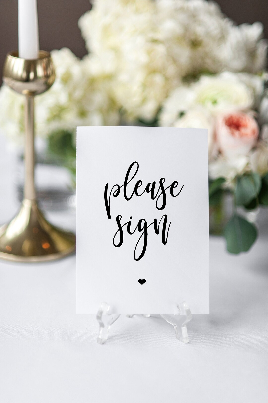 Printable Please Sign Sign | Please Sign Template | Editable Wedding ...