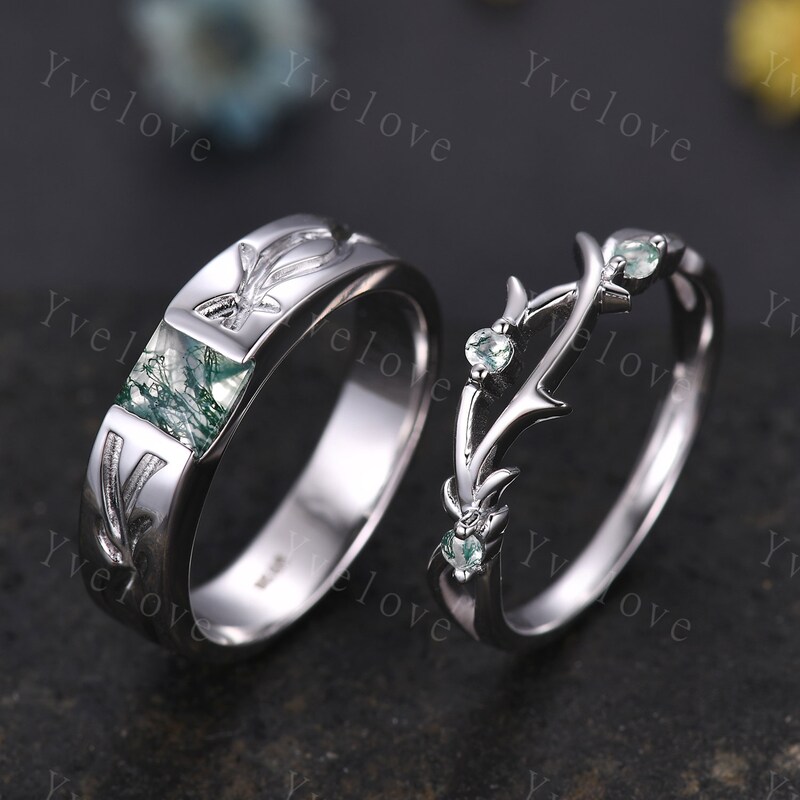 Couple Ring Set - Etsy
