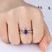 Twig Blue Sandstone Alexandrite Engagement Ring,sandstone Engagement ...