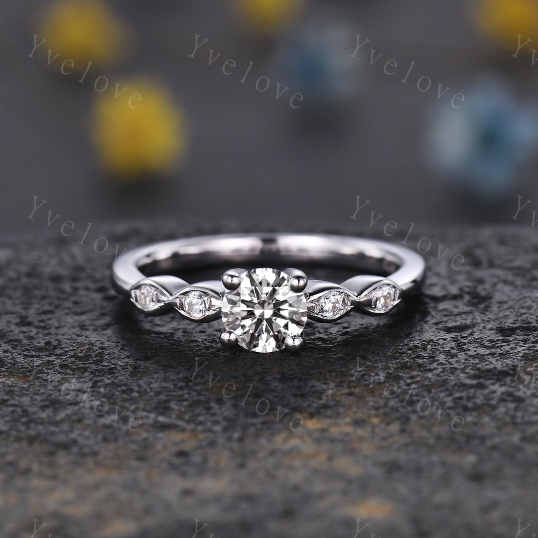 IGI Certificate,round Lab Grown Diamond Ring,cvd Diamond Ring,round ...