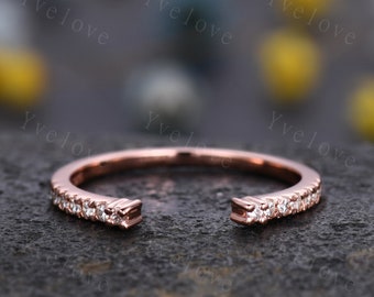 Diamond Open Band - Etsy