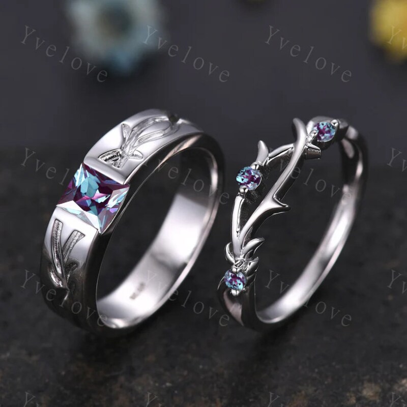 Couple Ring Set - Etsy