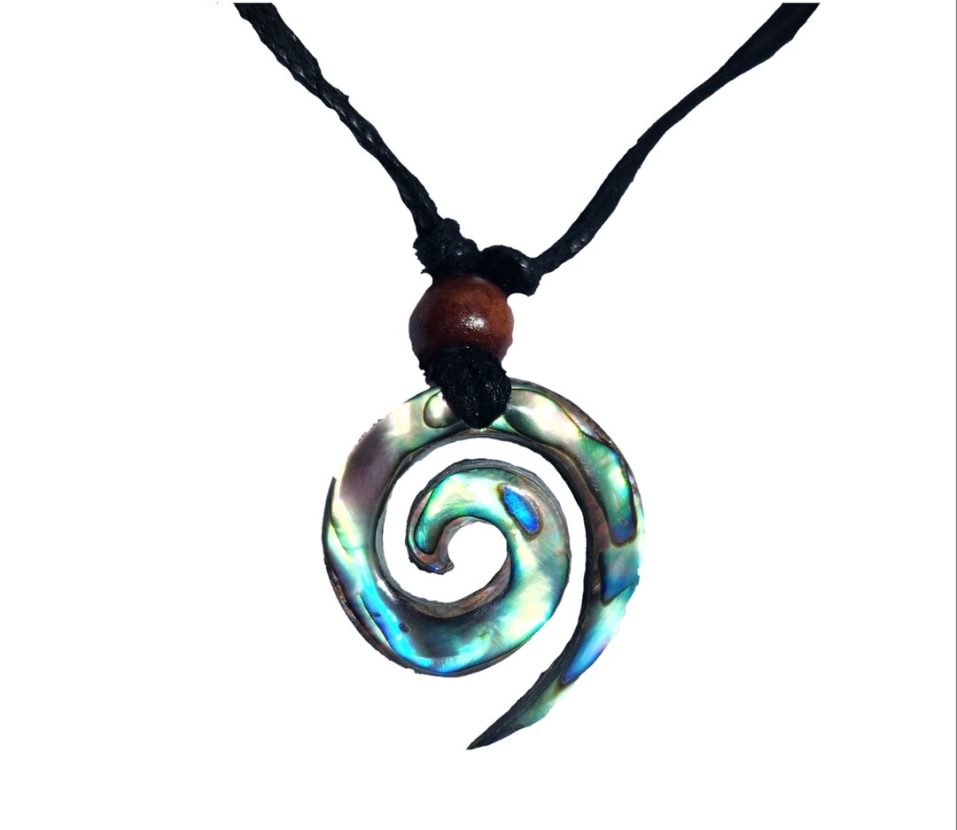 Paua Koru - Etsy