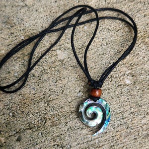 Paua Koru - Etsy