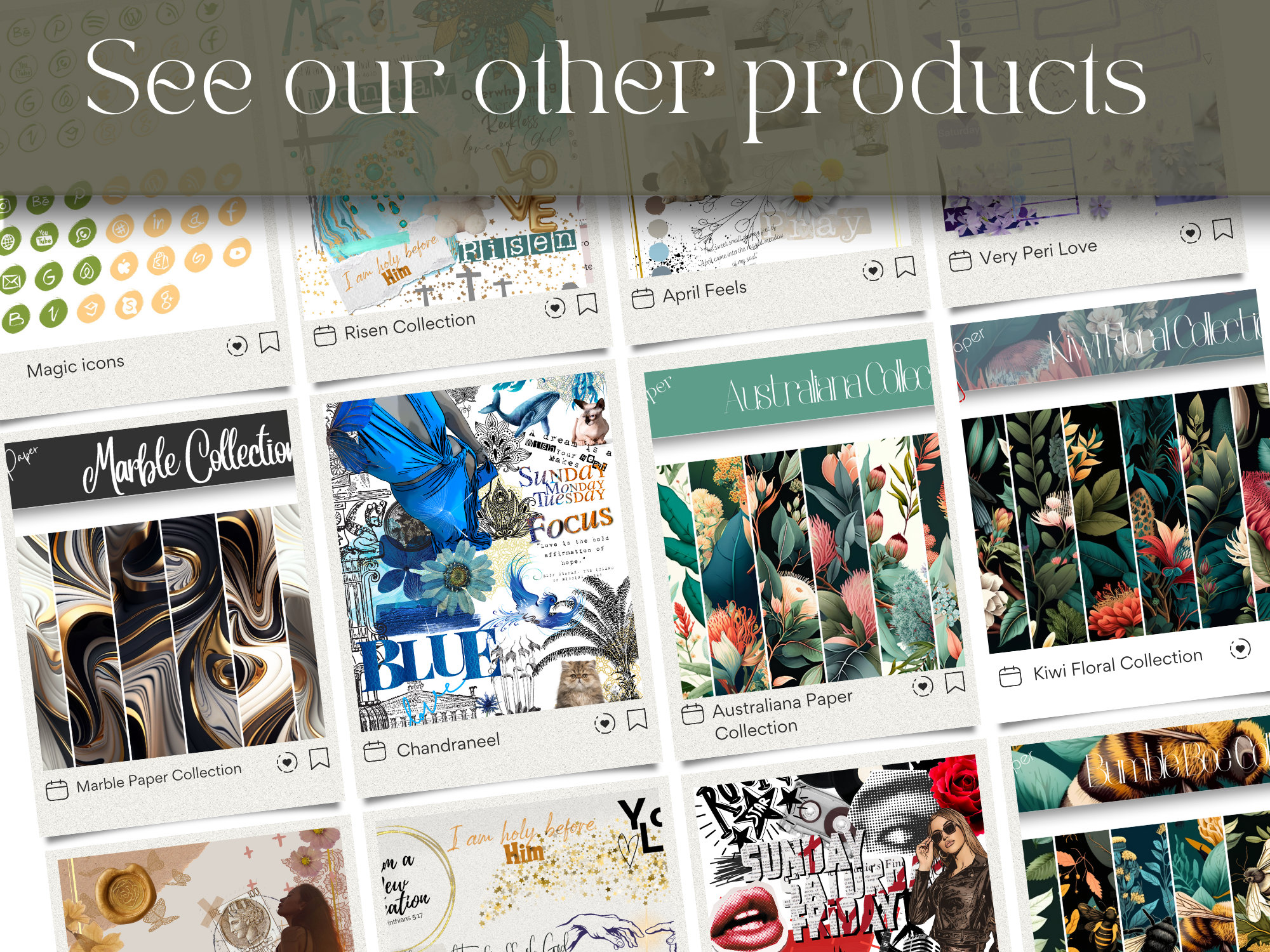 Middle Earth Stained Glass Digital Paper, Scrapbooking (digital ...