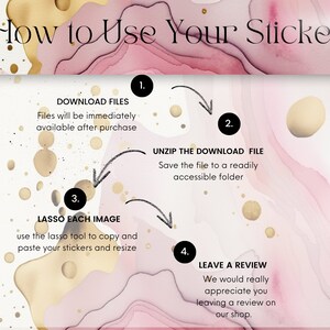 Liquid Ink Pink Digital Paper Pack - Abstract and Vibrant Backgrounds ...