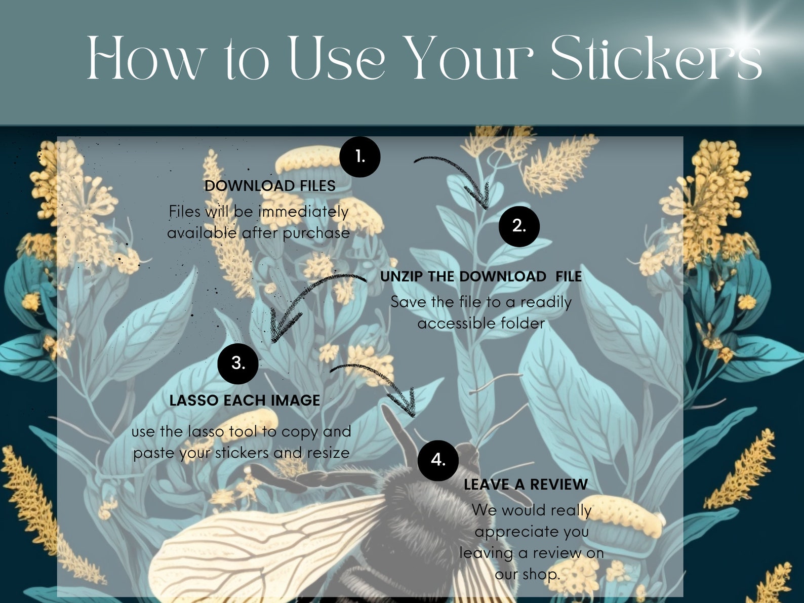 Native Bee's in Nature With Flowers and Foliage in Bright, Bold Colors ...