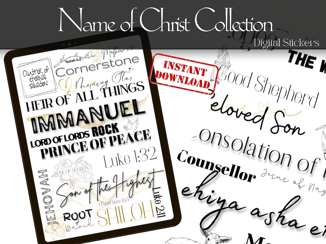 Names of Christ Collection - Etsy