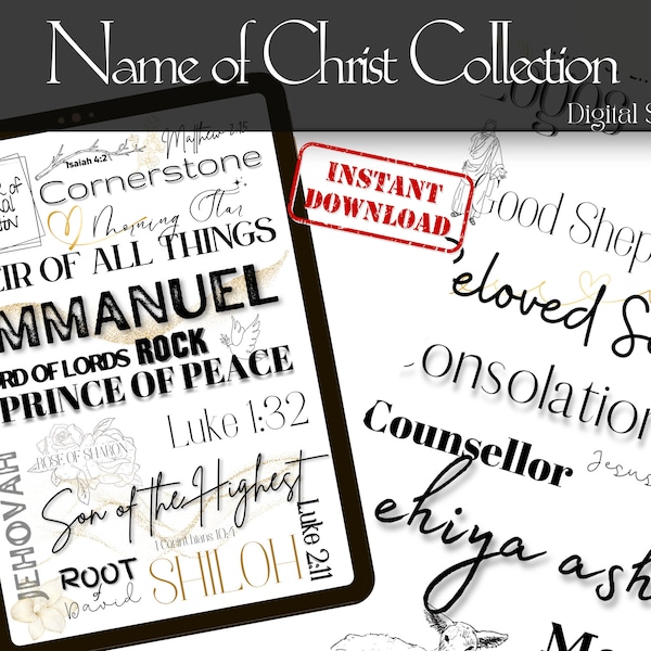 Names of Christ - Etsy