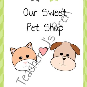 Learn About Pets Unit // Preschool - Prek and Early Grades // Cats and ...