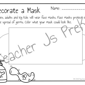 Hygiene and Germs Themed Unit for Preschool - Homeschool - Distance ...