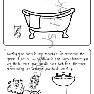 Hygiene and Germs Themed Unit for Preschool - Homeschool - Distance ...