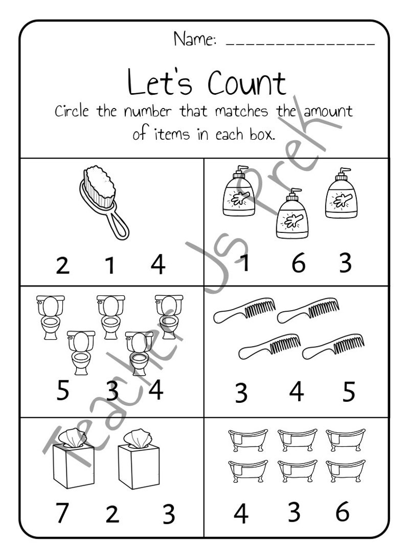 Hygiene and Germs Themed Unit for Preschool - Homeschool - Distance ...