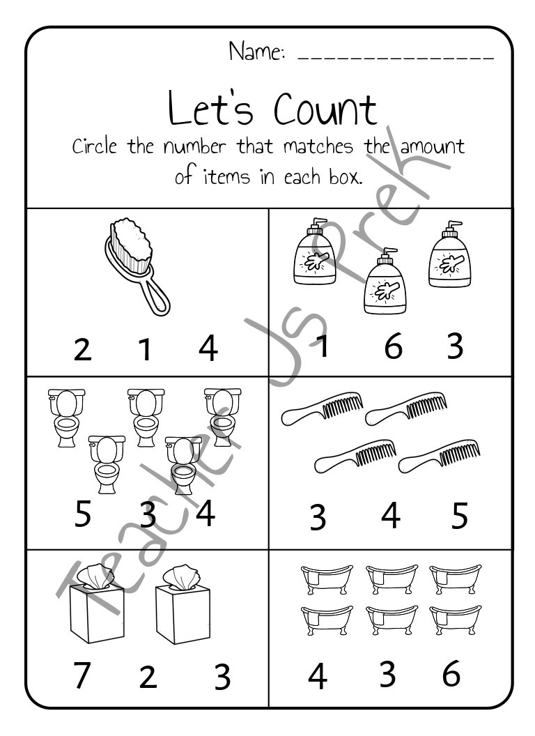 Hygiene and Germs Themed Unit for Preschool - Homeschool - Distance ...