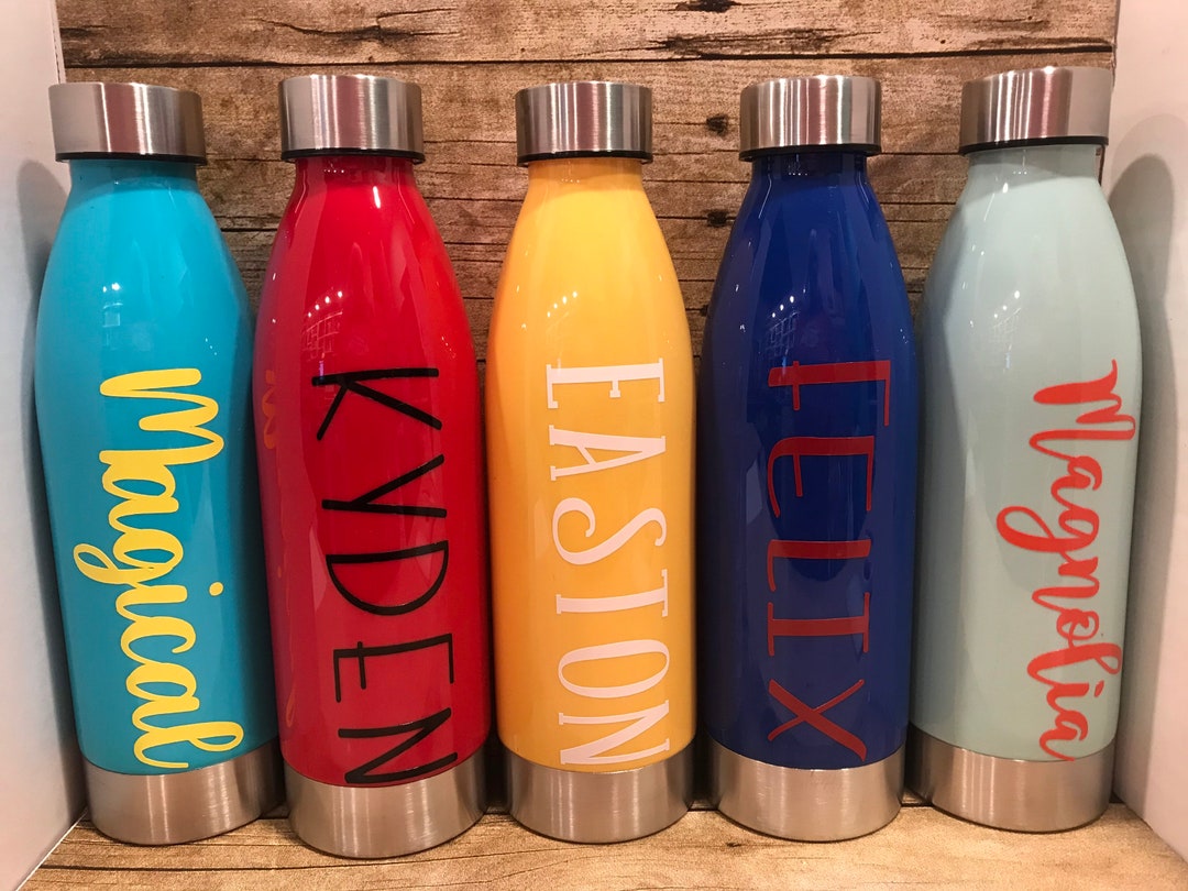 Colored Water Bottles - Etsy