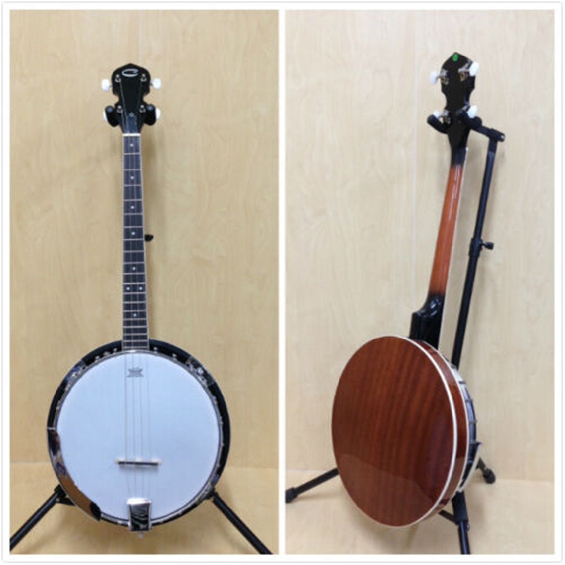 Caraya 4-String Tenor Banjo w/Mahogany ResonatorFree Ging | Etsy