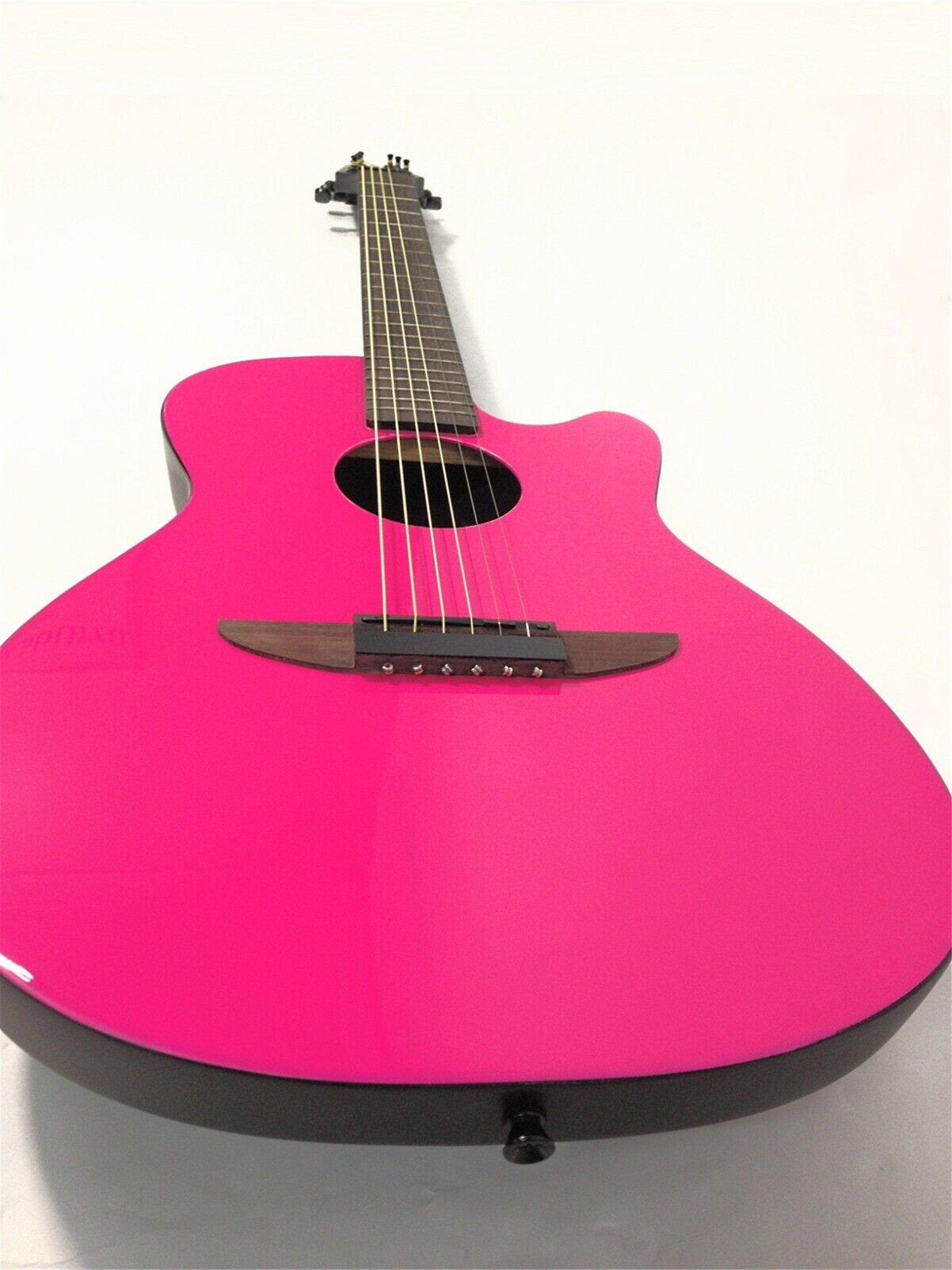 Hot Pink Acoustic Guitars